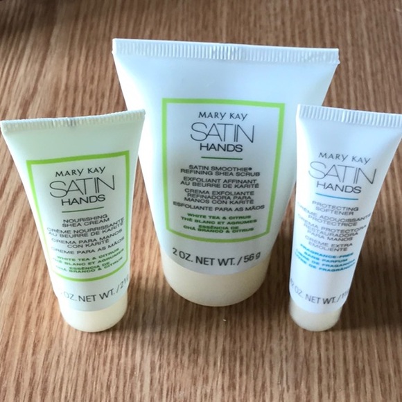 Mary Kay | Other | Mary Kay Satin Hands Set Mini White Tea And Citrus ...